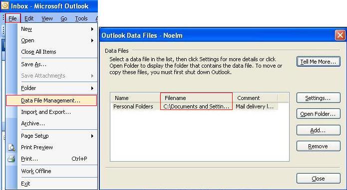 Transferring E-Mail Data to the New Computer for Outlook, Windows (Live ...
